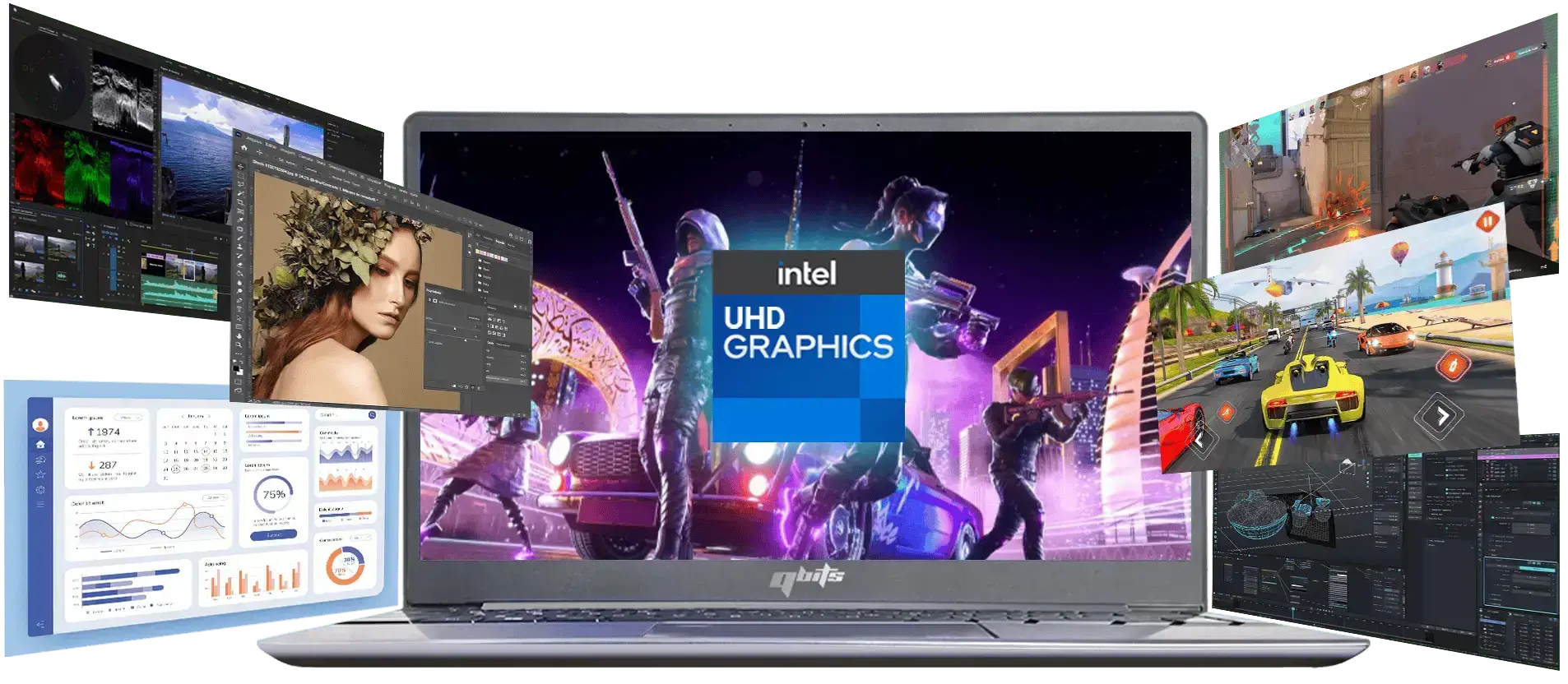 QBITS Laptops & Mini PC | Immense Power Yet Incredibly Simple